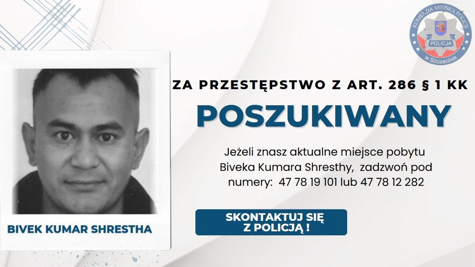 Poszukiwany członek gangu